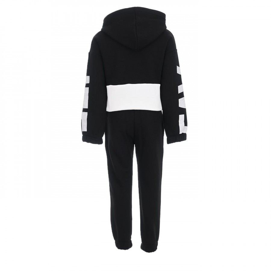 Παιδικό σετ φόρμα για κορίτσια Action Sportswear μαύρο Action Sportswear